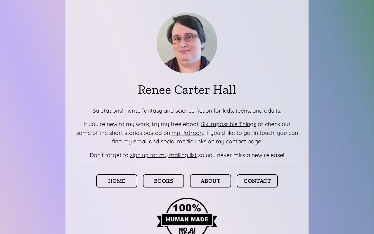Author Renee Carter Hall